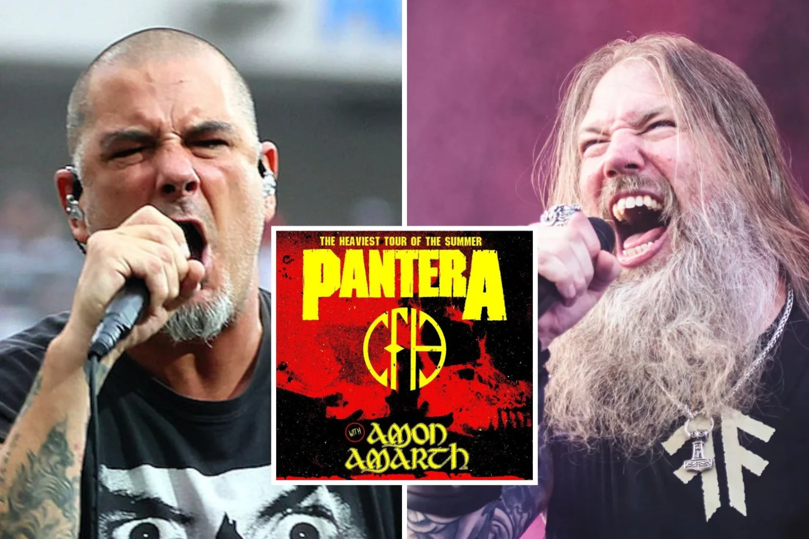 Pantera Book Summer 2025 U.S. Tour With Amon Amarth