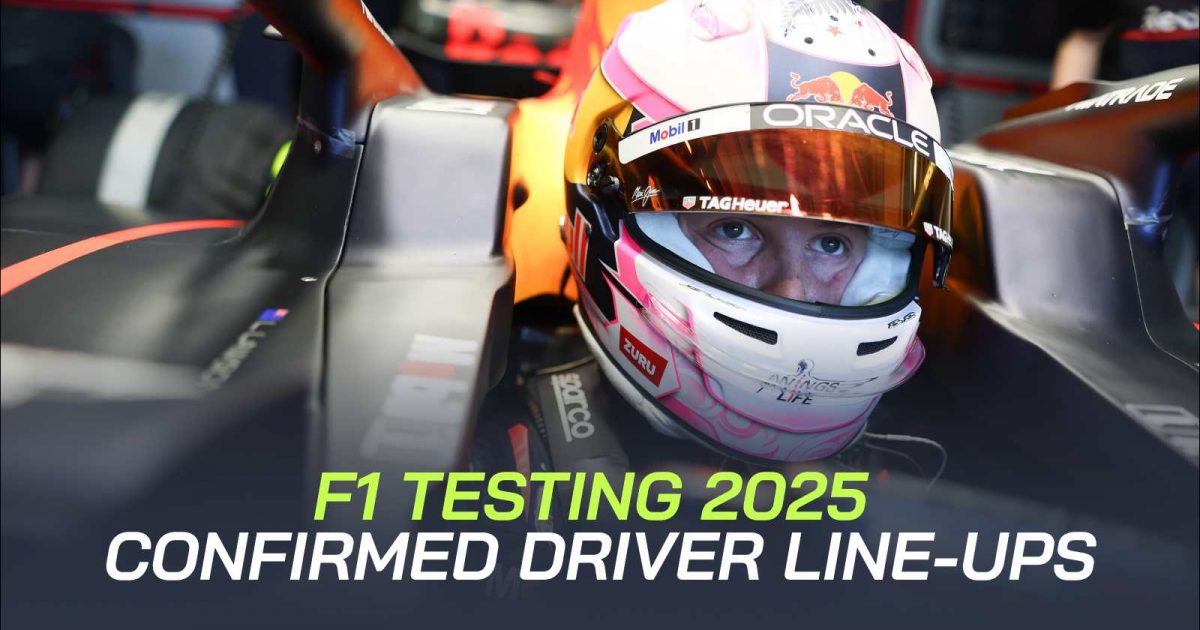 F1 testing 2025: Confirmed schedule and driver line-ups for Bahrain running