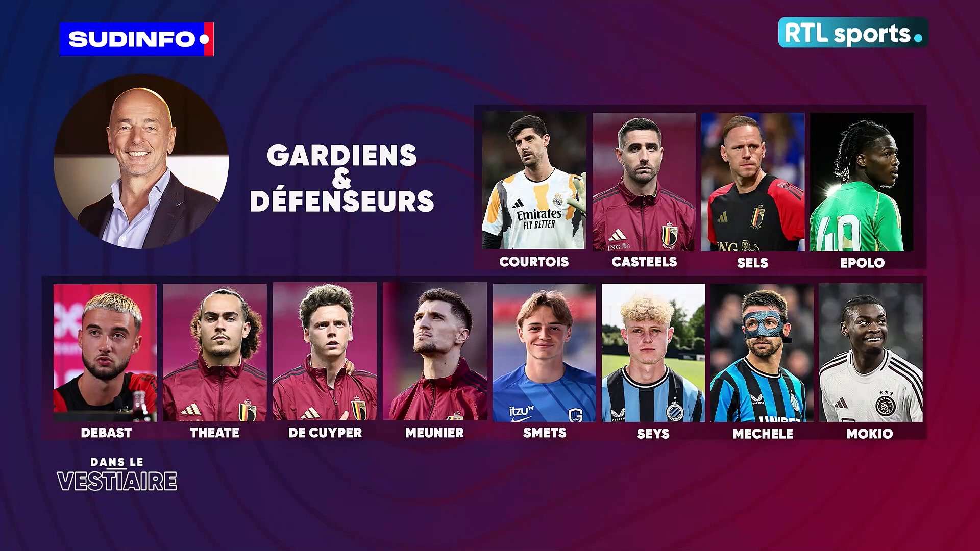 Diables Rouges : quelle sera la sélection de Rudi Garcia pour sa toute ...