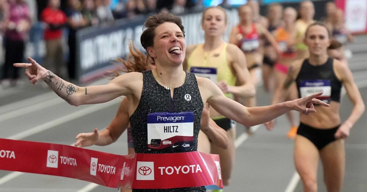 Trans nonbinary runner Nikki Hiltz completes historic sweep at U.S ...
