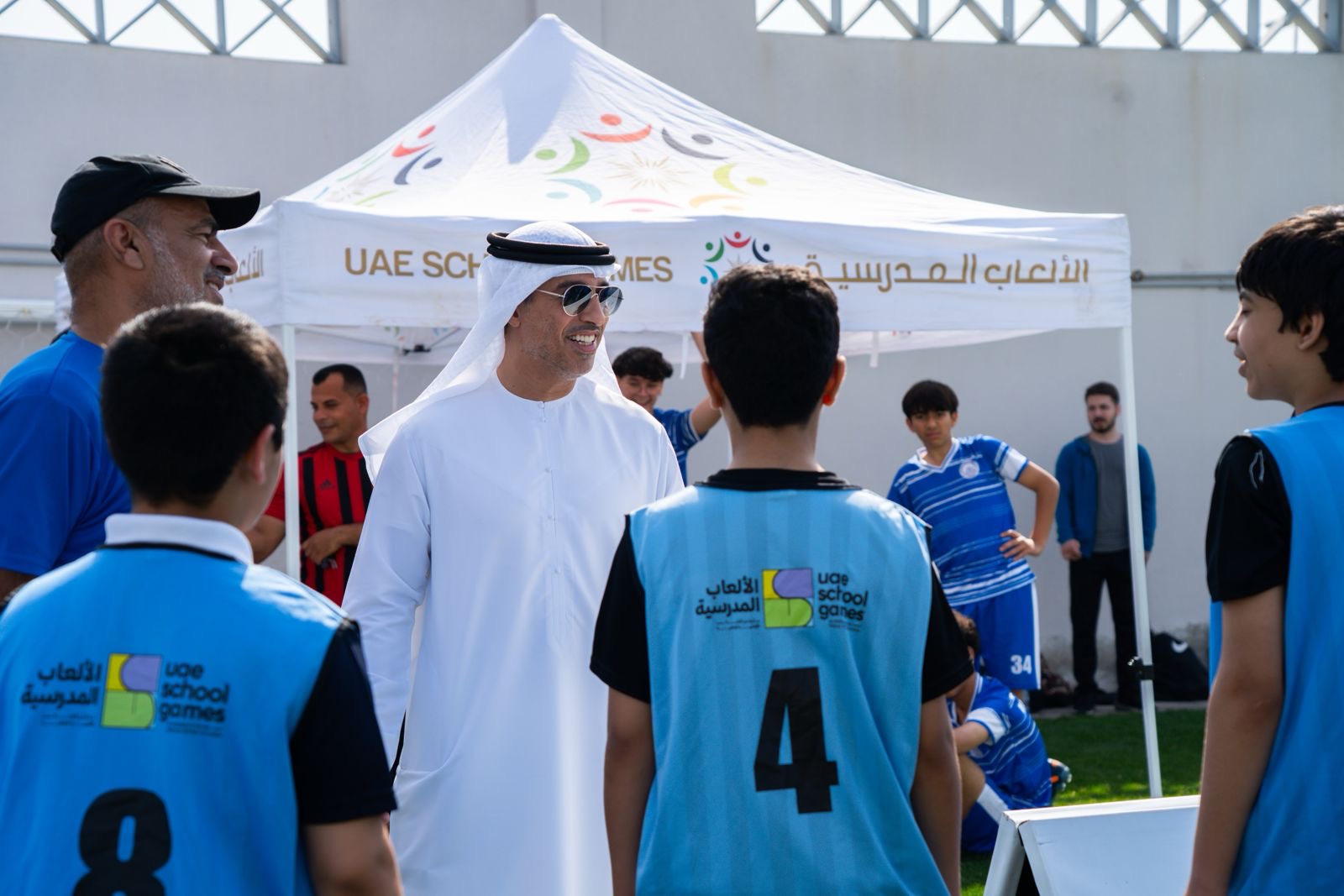 Sports Minister attends UAE School Games Football