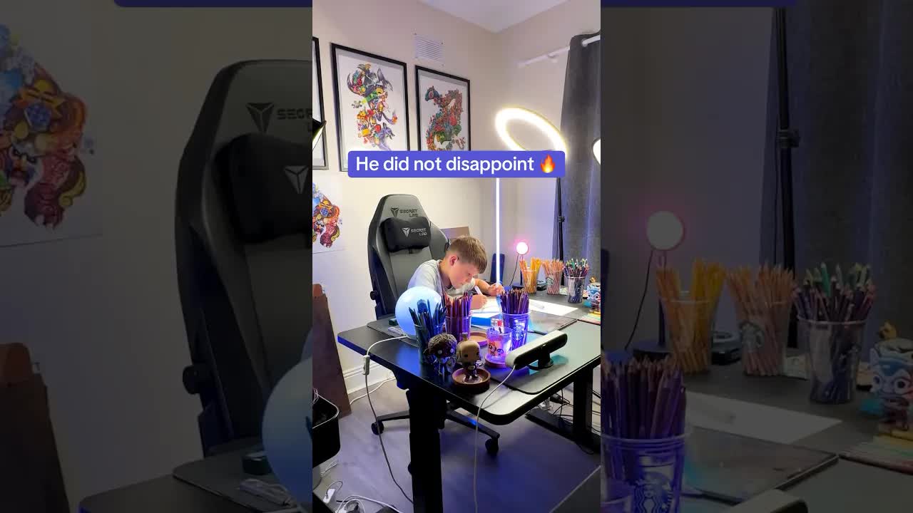 Drawing a surprise for MrBeast!