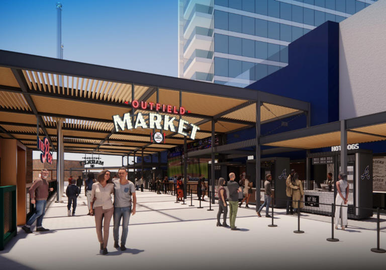 Food hall opening at Braves' Truist Park at Battery Atlanta