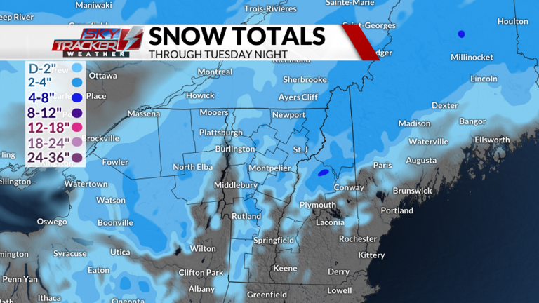 Breezy, cloudy Monday