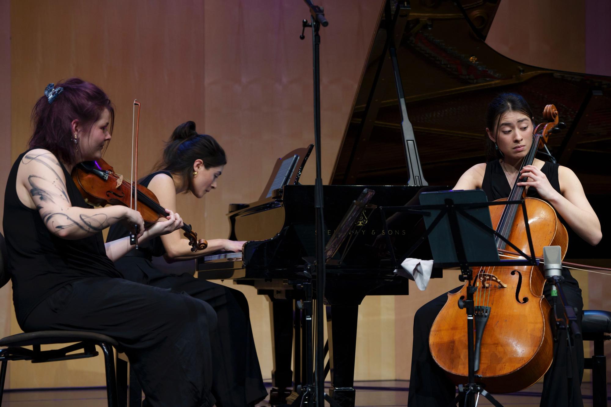 Brighton sisters' Astatine Trio wins prestigious prize at Graz competition