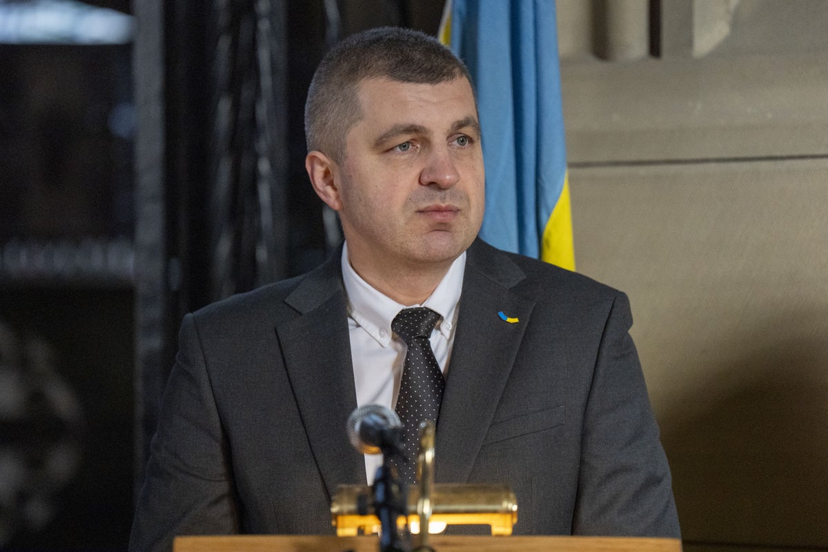 Ukrainian diplomat’s thanks after ’emotional’ service marks three years ...