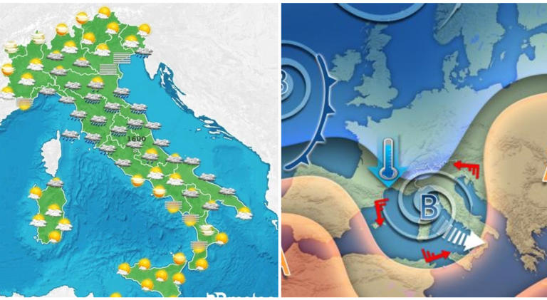 Meteo, la perturbazione atlantica porta il maltempo: pioggia e neve in Italia. Le previsioni per ...