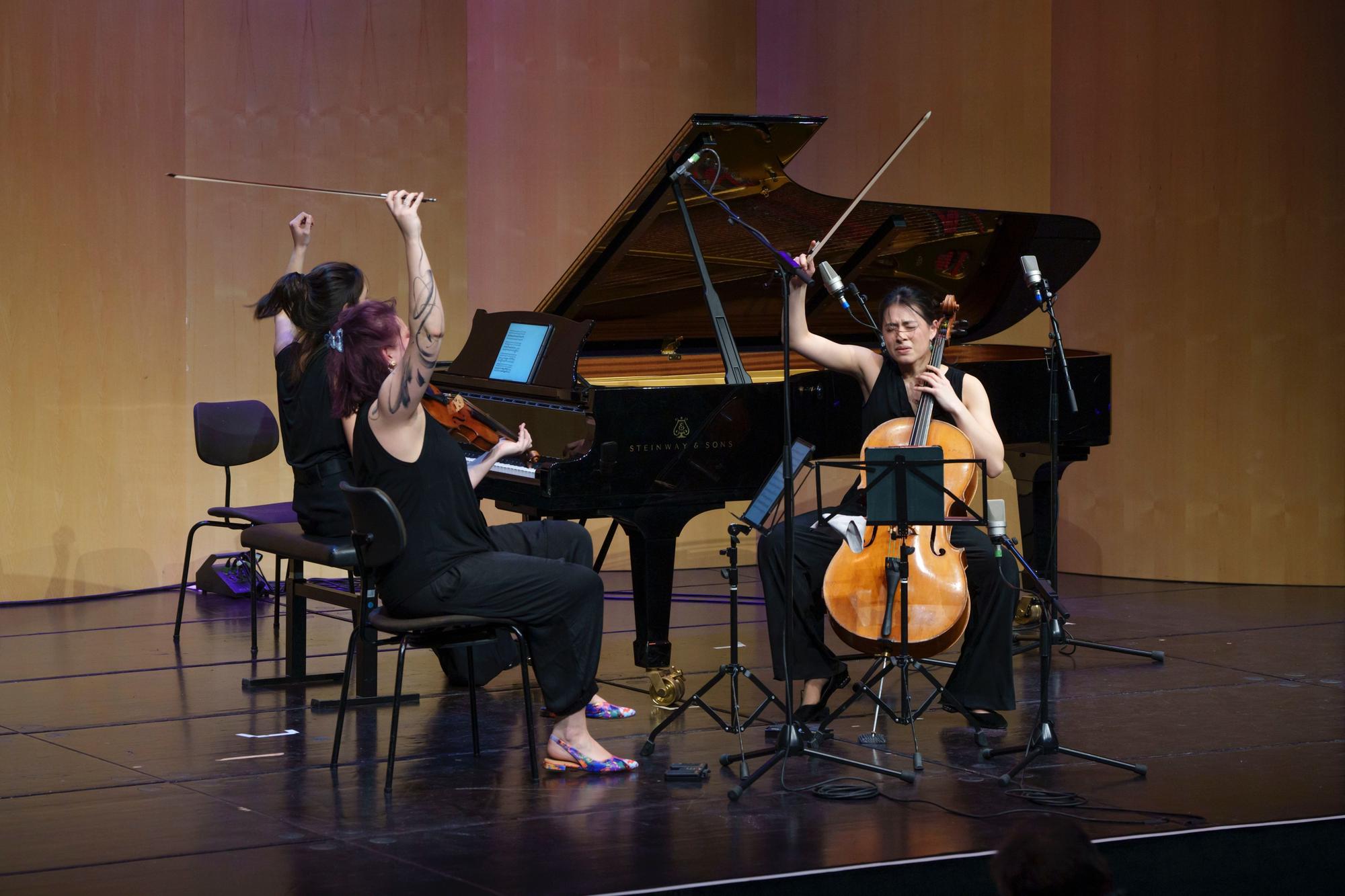 Brighton sisters' Astatine Trio wins prestigious prize at Graz competition
