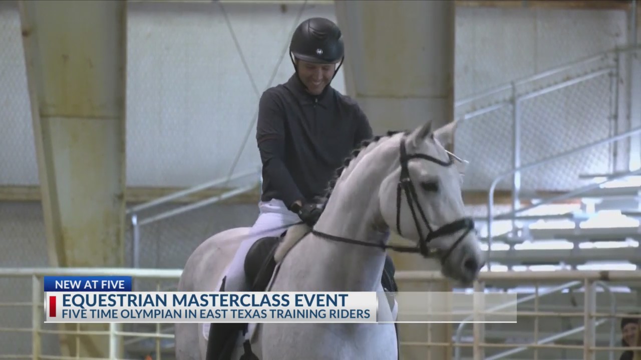 Five time Olympian trains East Texas horse riders at equestrian master ...