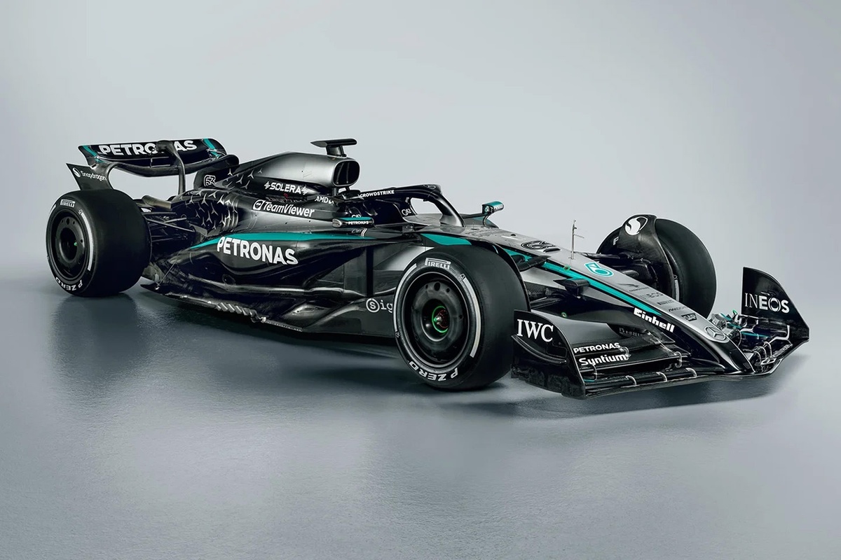 F1: Mercedes lança carro 'real' de 2025 antes de testes no Bahrein