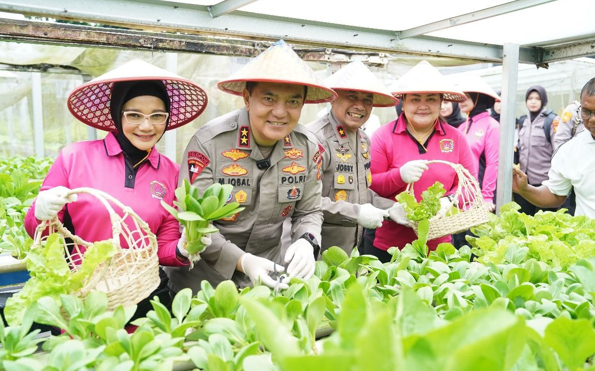 Dukung Ketahanan Pangan, Polda Riau Meluncurkan Program P2L