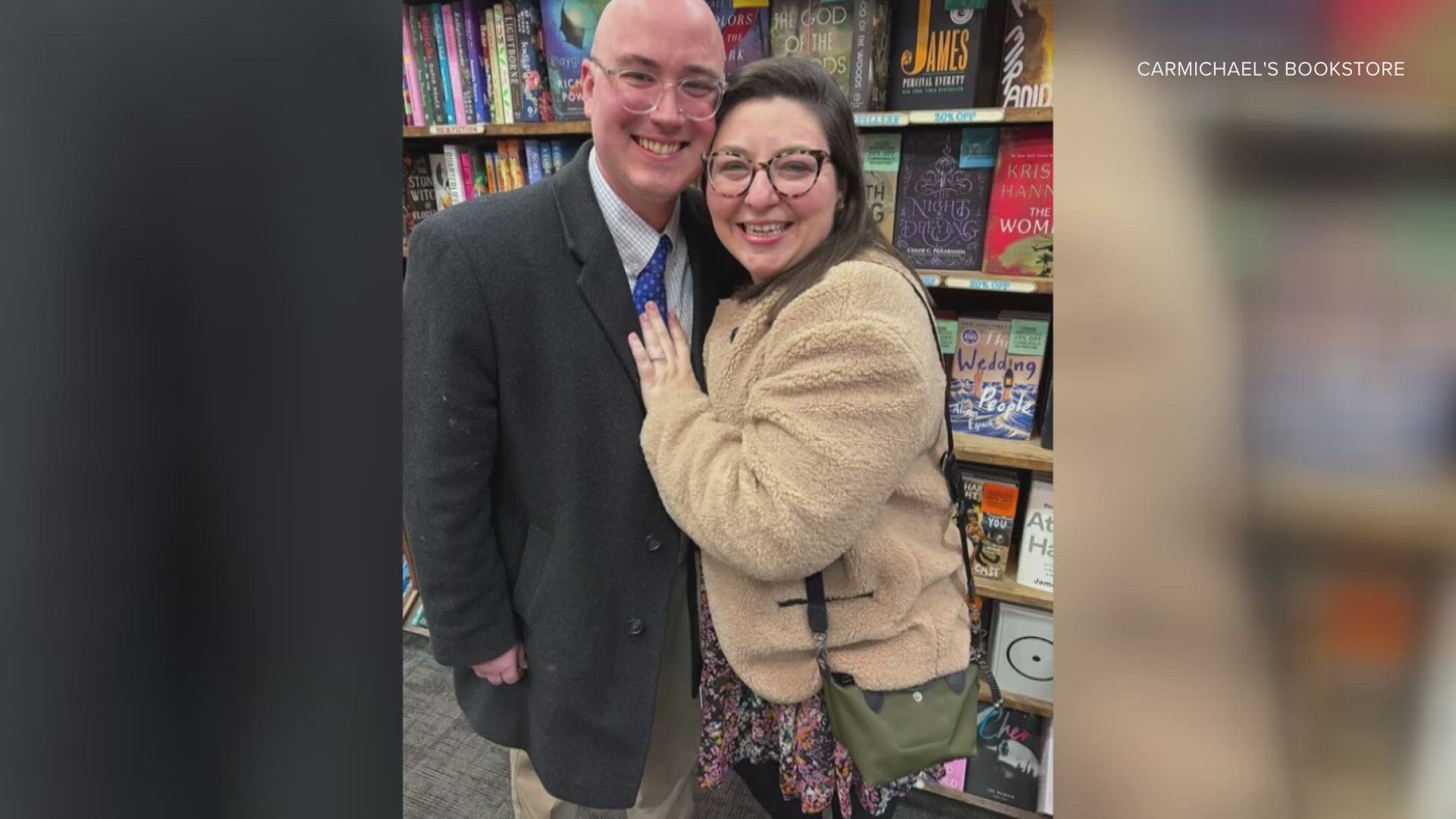 A 'storybook' ending for couple after proposal in Carmichael's