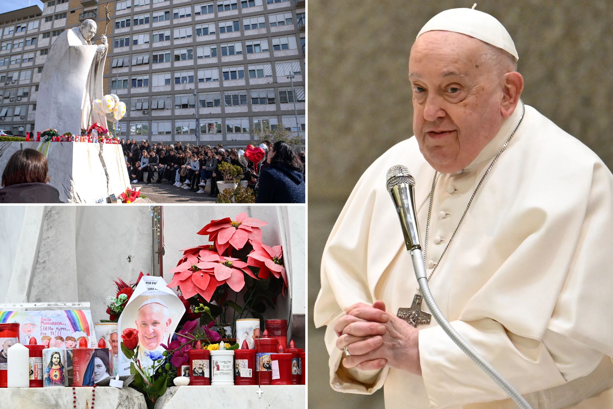 Pope Francis still in critical condition but showing slight signs of ...