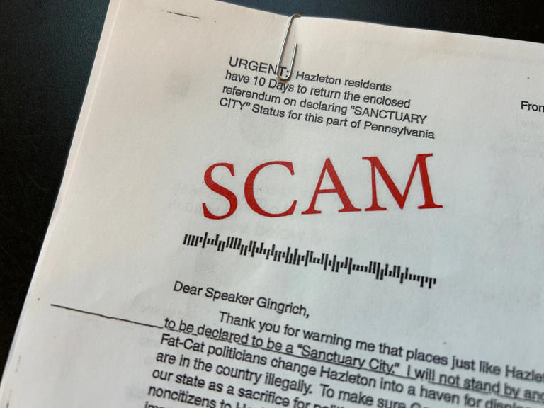 Hazleton City officials warn about Sanctuary City letter