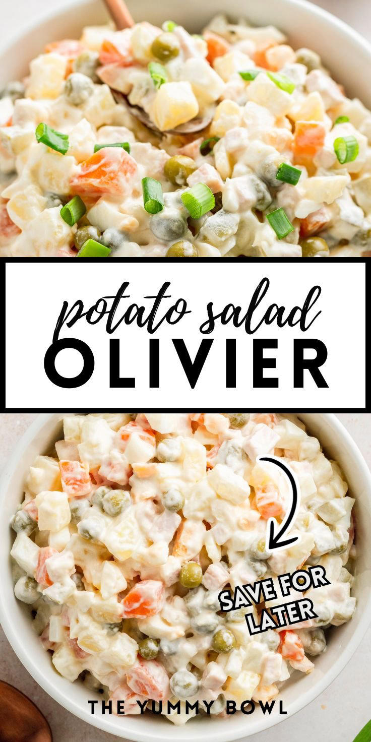 My Mom's Olivier Salad (Russian Potato Salad)