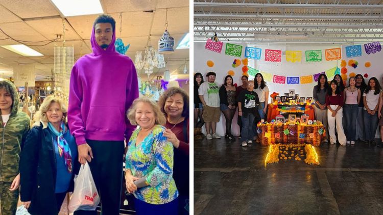 Spurs' Wembanyama visits San Antonio antique store; Spurs Give, Frost ...