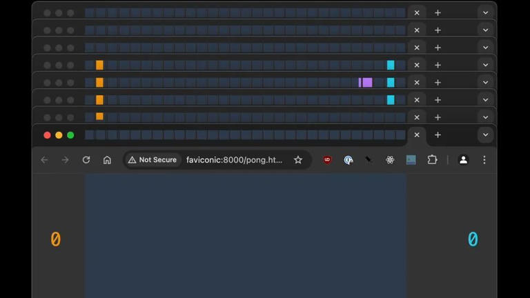 A macOS-exclusive game?! 240 Chrome tabs work together to make this ...