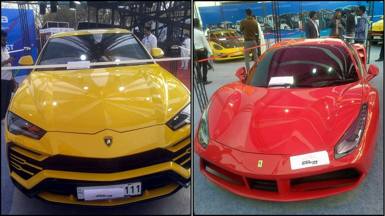 Ferrari 448-GTB, Lamborghini Urus & Mine-Protected 6X6 Steal The Show ...