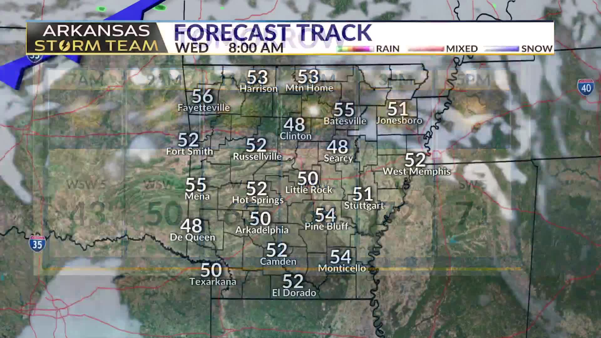 Arkansas Storm Team Forecast