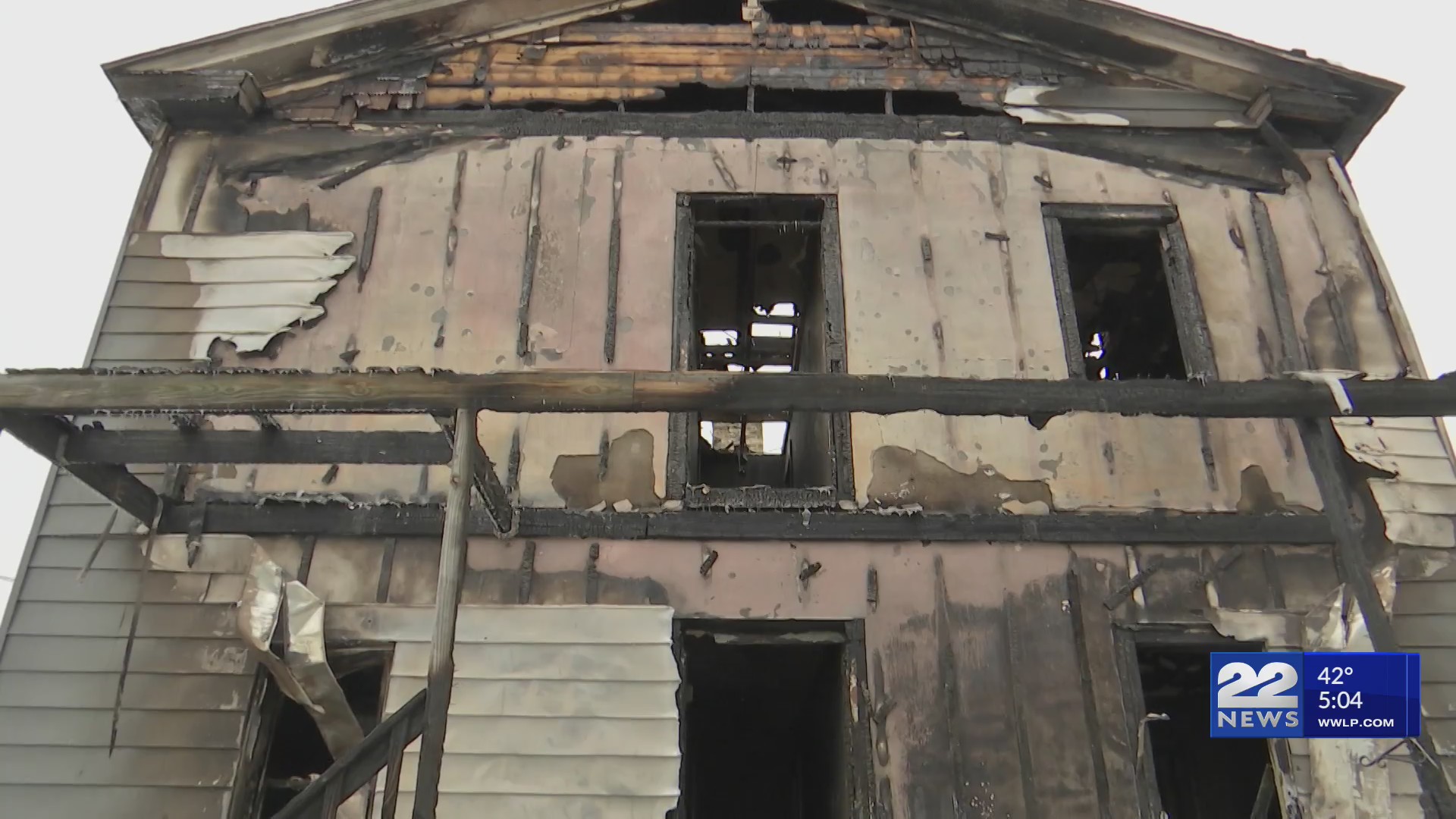 Seven without home, one injured from Ludlow fire