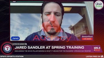 Jared Sandler talks the Rangers Opening Day roster projections ...