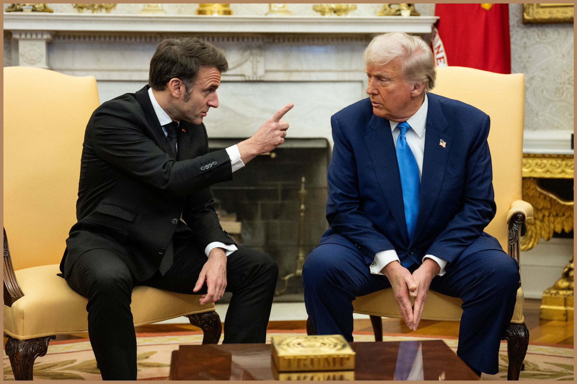 Trump Shrugs After French President Fact Checks Him About Europe ...