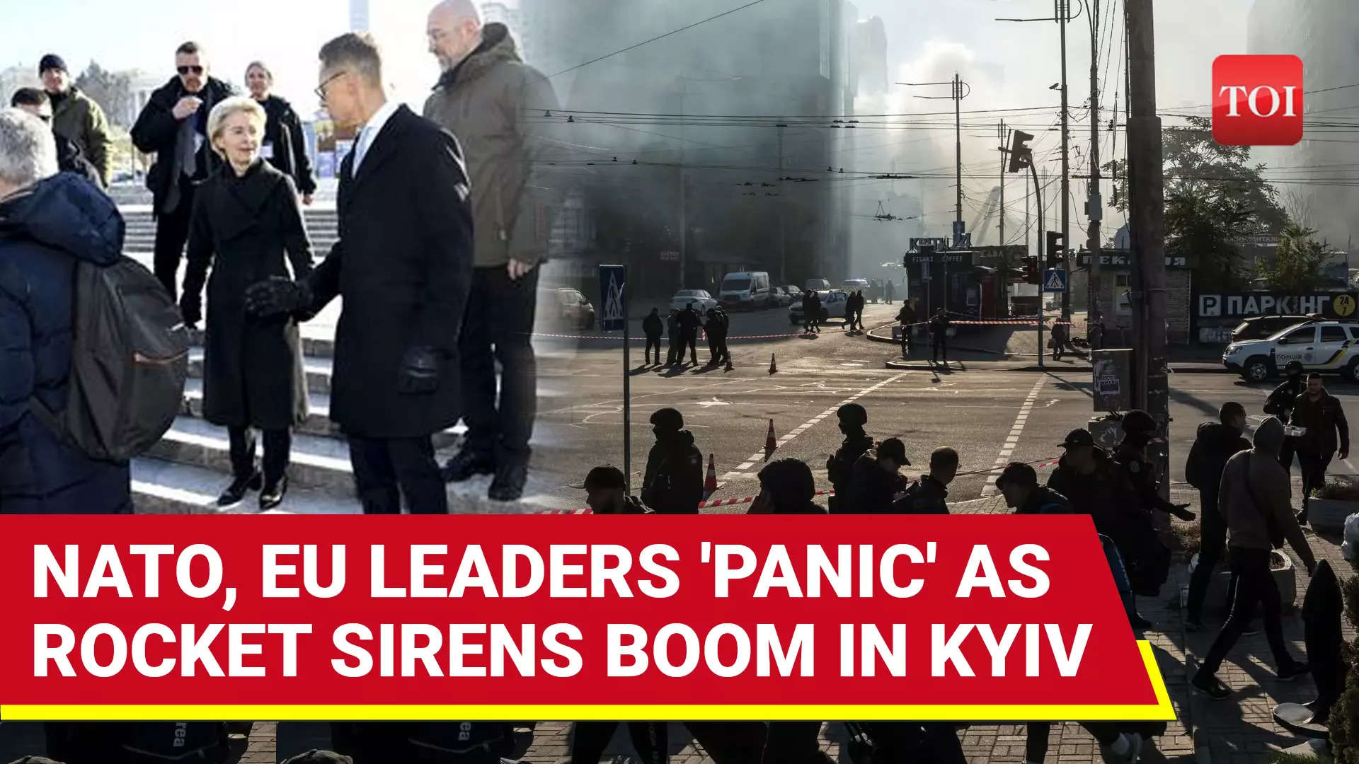 Air Raid Sirens Boom As World Leaders Arrive In Kyiv To Mark Third ...
