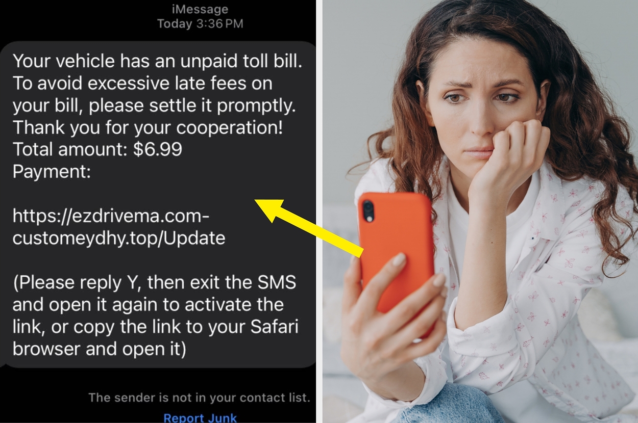 If You've Received A Text Asking You To Pay Unpaid Tolls Recently, It's ...
