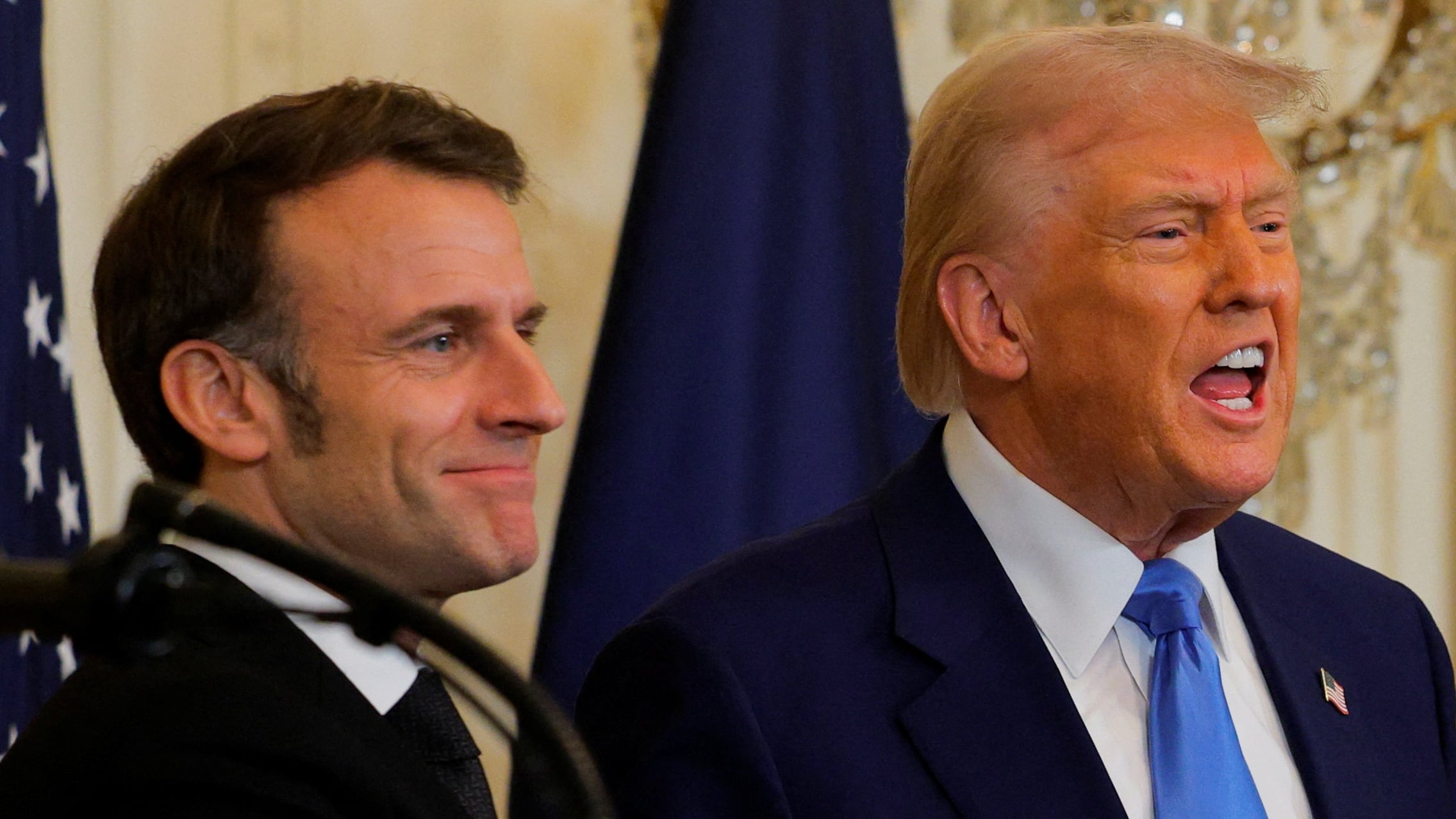 French Resistance Steps in After AP Banned From Trump-Macron Presser