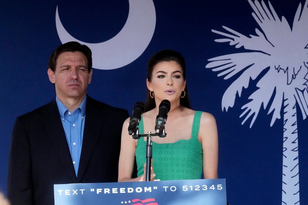 Gov. DeSantis promotes his wife Casey DeSantis as next Florida governor
