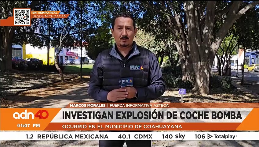 Investigan explosión de coche bomba en los límites de Michoacán y Colima
