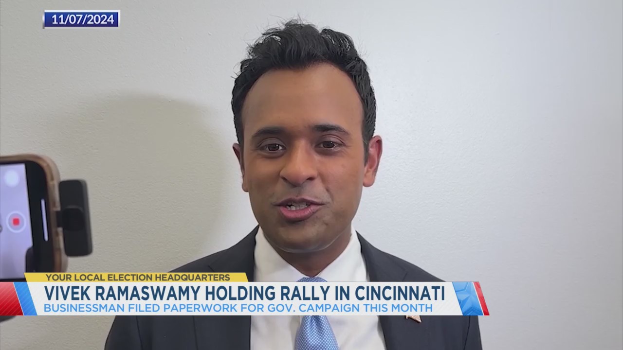 Vivek Ramaswamy to announce bid for governor at Cincinnati rally