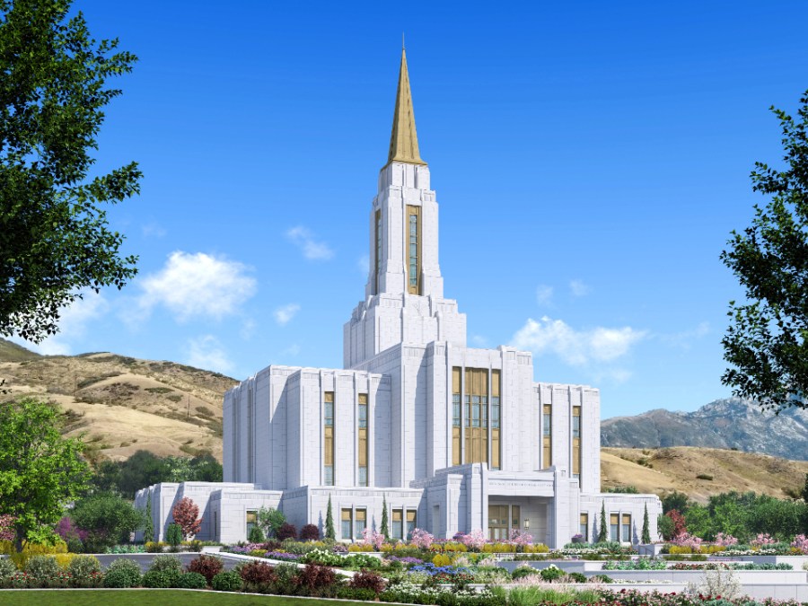 First look: LDS church releases rendering for Lehi Utah Temple