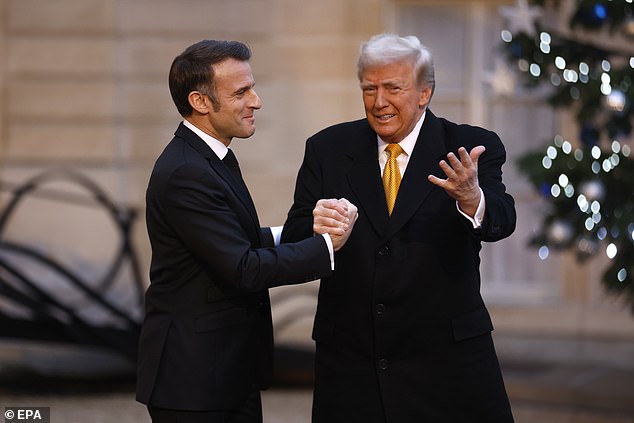 Trump's awkward 'death clasp' handshake with Macron goes viral
