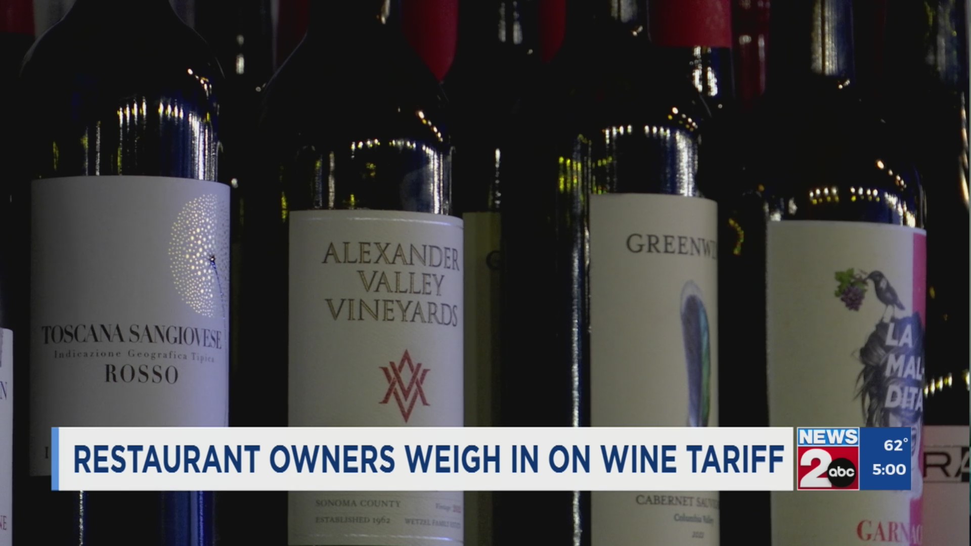 Restaurant owners weigh in on wine tariff
