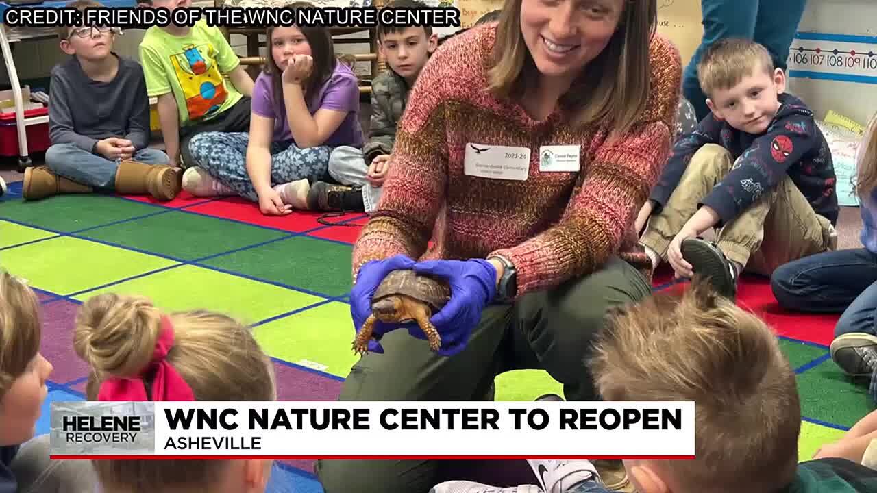 WNC Nature Center set to re-open in March after facing damage from Helene