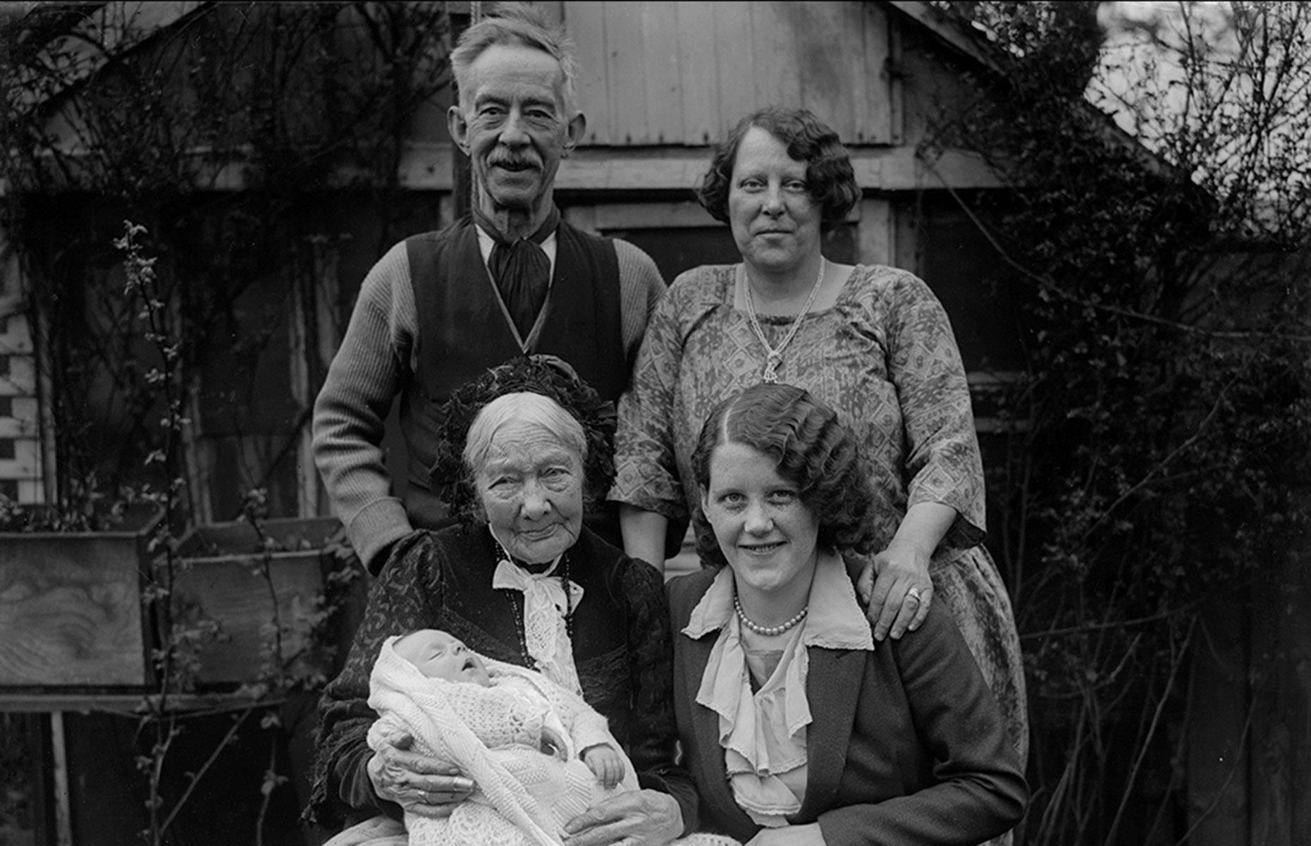 Vintage photos show home life over the past two centuries