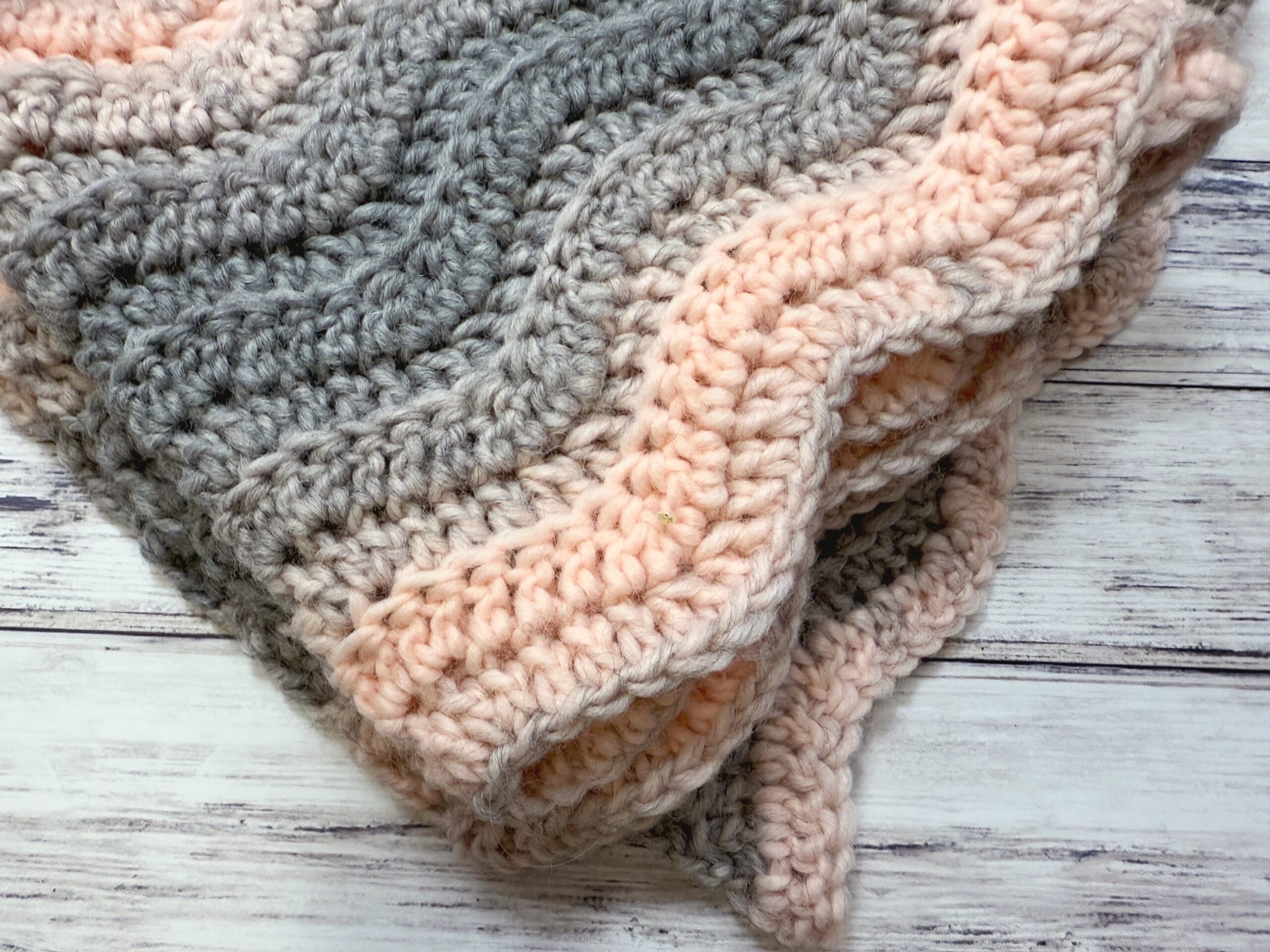 Ridged Chevron Blanket (Free Crochet Pattern)