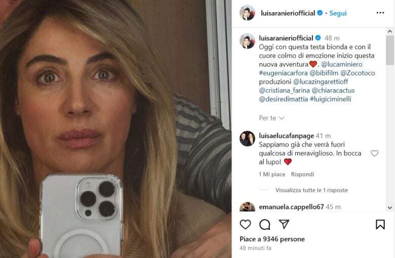 Luisa Ranieri travolta dalla commozione: scoppia in lacrime sul set!