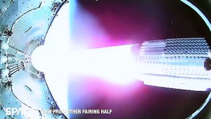 SpaceX Falcon 9 Fairing Cameras Capture Amazing Views Of Separation