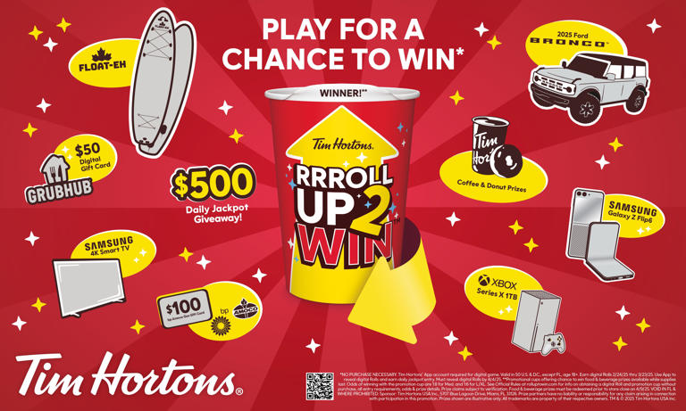 How can you play Tim Hortons Roll Up To Win? Here's what to know in ...