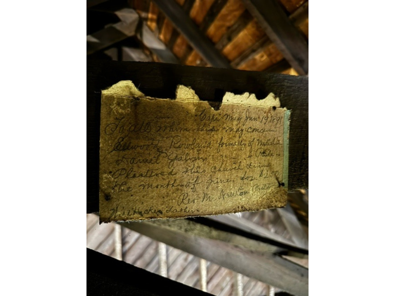 133-Year-Old Note Found In Rafters Of Historic Cape May Church