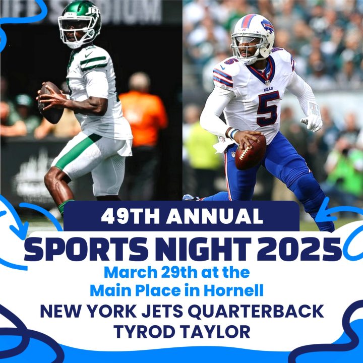 Jets QB Tyrod Taylor to attend Hornell Sports Night