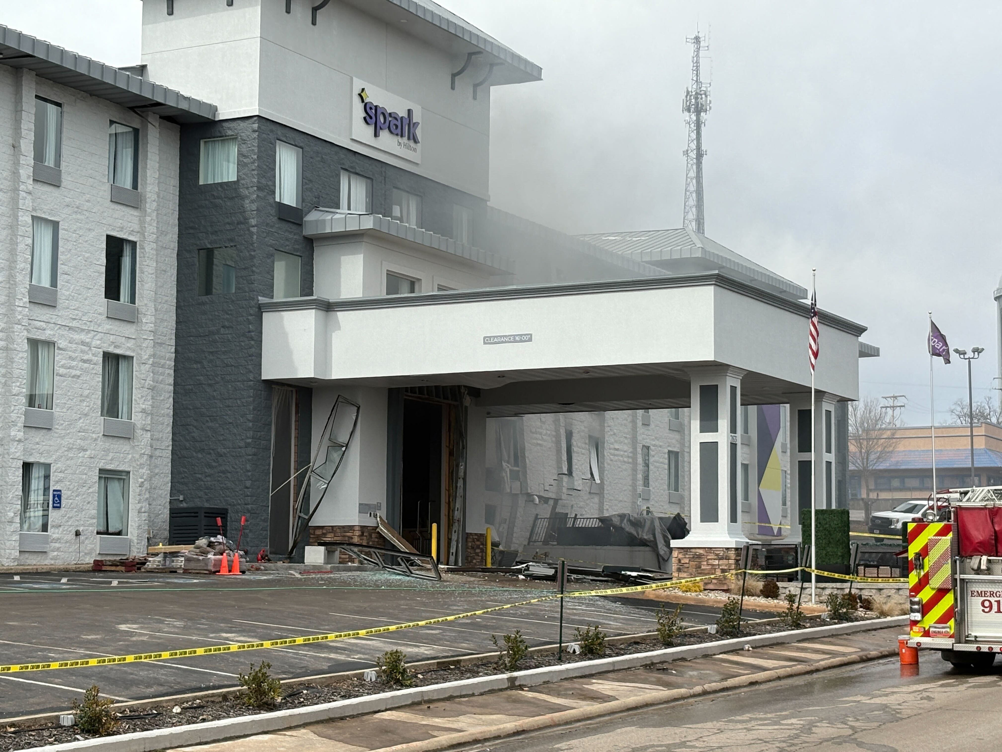 Natural gas line leak leads to explosion at Branson, Mo., hotel