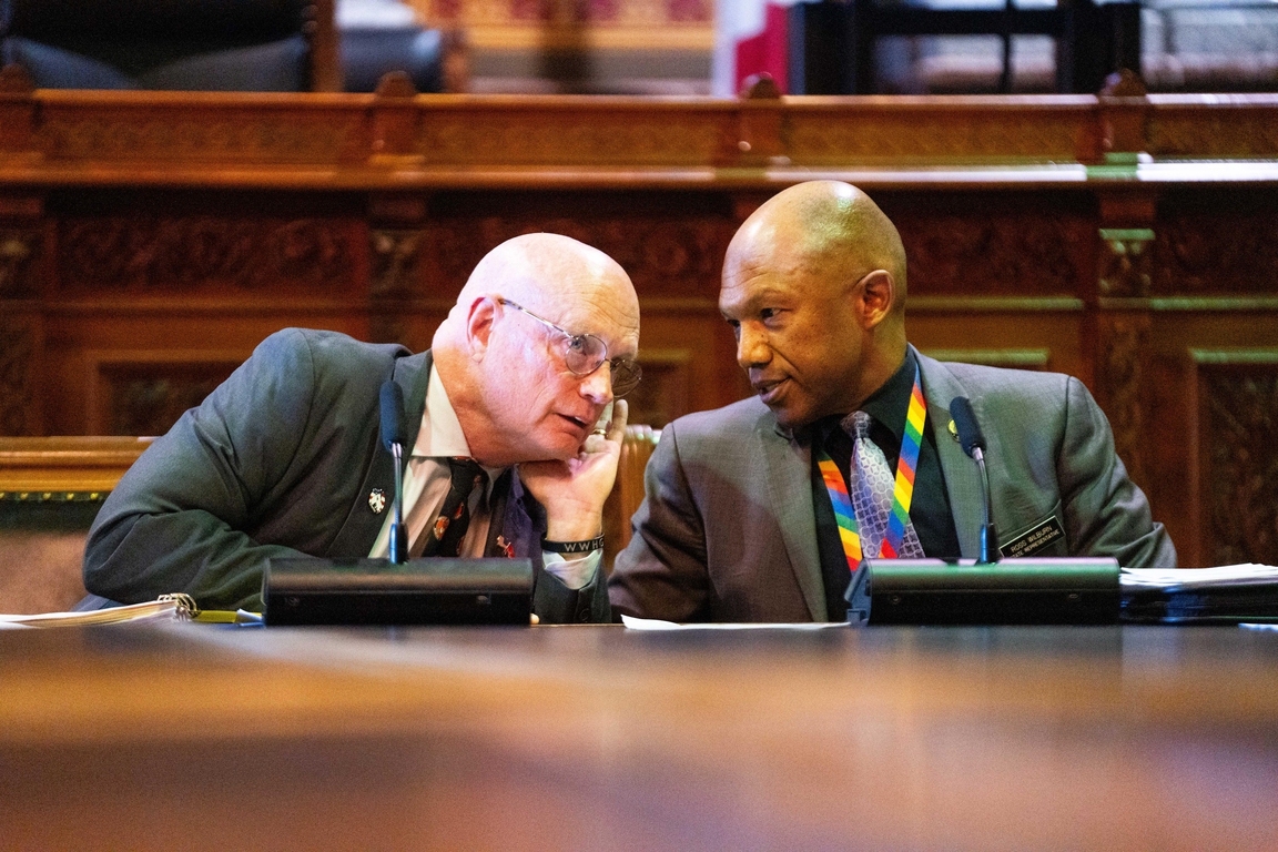 Protesters Rally at Iowa State Capitol Against HSB 242