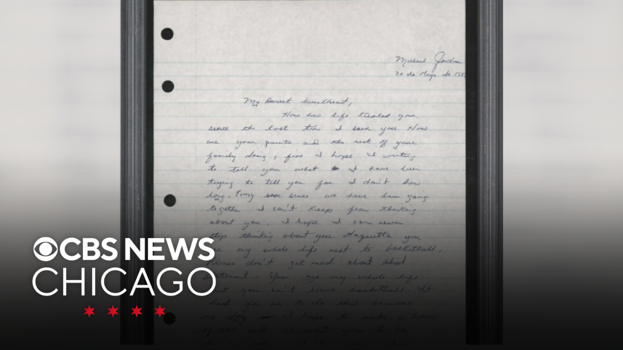 High school love letter by Michael Jordan up for auction