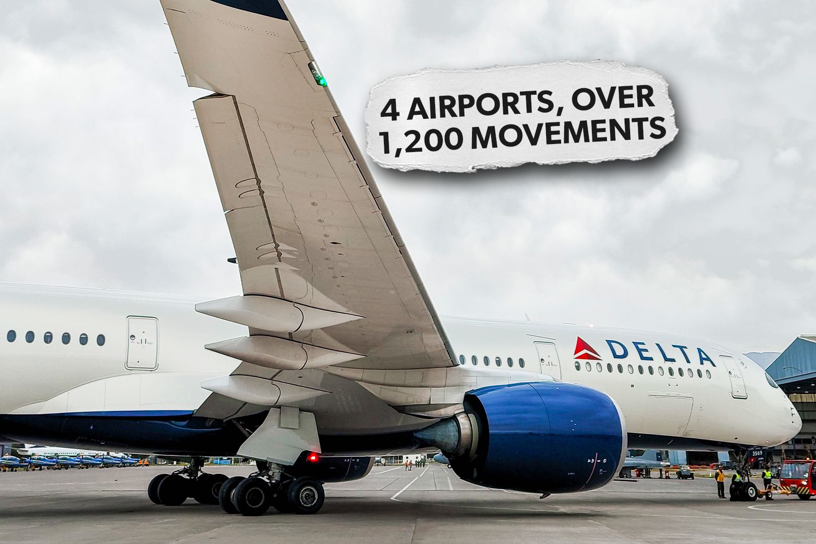 Which Delta Air Lines Hub Has The Most Airbus A350-900 Flights?