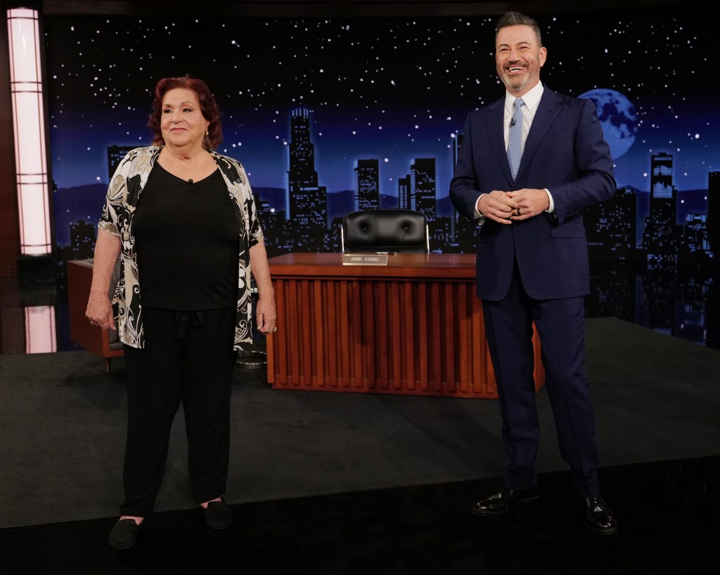 Judge Judy and Jimmy Kimmel’s Aunt Chippy break out in song for NYC ...