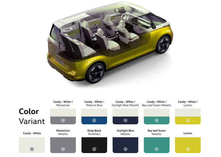Pilihan Warna Volkswagen ID. Buzz LWB yang Tampilannya Kalcer Banget