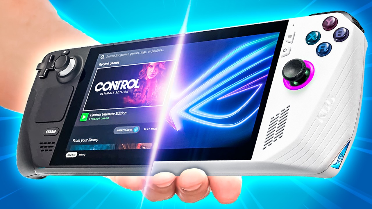 ASUS ROG ALLY vs STEAM Deck ¿Cual es la MEJOR PC Gamer de Mano?